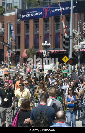 Visitors attend the 42nd annual Comic-Con International, the largest ...