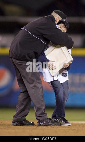 Seattle Mariners' Kyle Lewis in action against the Los Angeles Dodgers ...