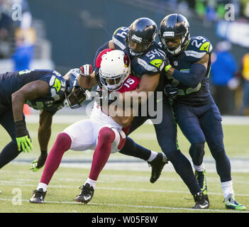 Arizona Cardinals wide receiver Michael Wilson (14) completes a catch ...