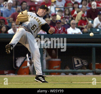 Pittsburgh Pirates pitcher Sean Burnett walks to the mound after giving ...