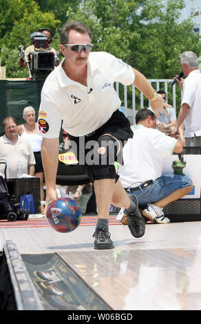 Professional Bowlers Association member Walter Williams Jr. rolls his ...