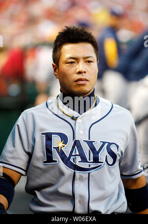 Tampa Bay Rays Akinori Iwamura in their spring training baseball game ...