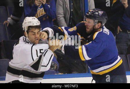 Los Angeles Kings' Joel Edmundson plays during an NHL hockey game ...
