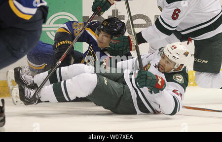 St. Louis Blues' Colton Parayko in action during the third period of an ...