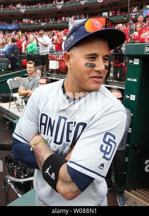 San Diego Padres' Manny Machado of a baseball game against the Colorado ...