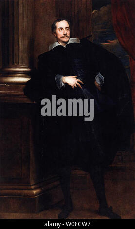 A portrait of Marcello Durazzo by Anthony van Dyck, painted during the ...