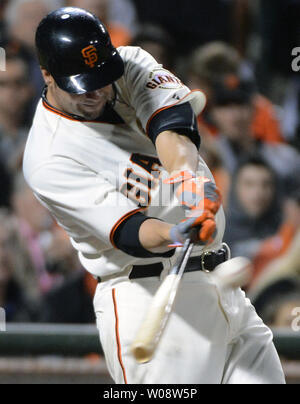 San Francisco Giants pitcher Ryan Walker throws in the ninth inning of ...