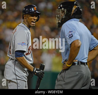Home plate umpire CB Bucknor (54) in the eighth inning of a baseball ...