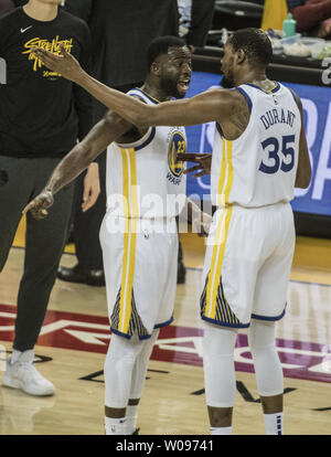 Houston Rockets forward Kevin Durant (7) and Denver Nuggets guard Tim ...