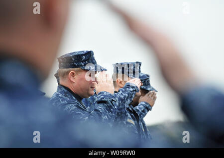 Rear Admiral Mark C. Montgomery, Commander of Battle force Seventh ...