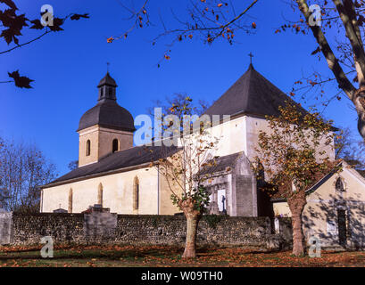 France.Dept Hautes-Pyrenees.The village of Labatut-Riviere in the north ...