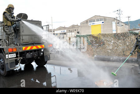 Decontamination Drill, World War II Stock Photo - Alamy
