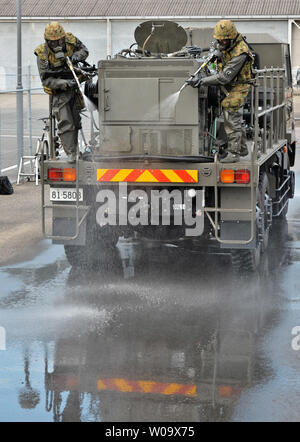 Decontamination Drill, World War II Stock Photo - Alamy