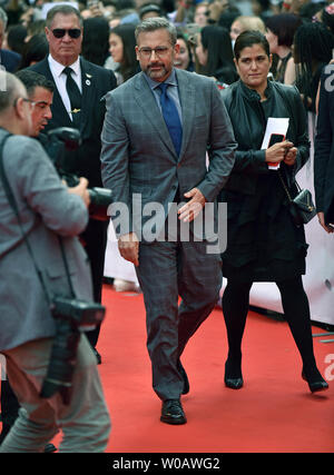 Steve Carell arrives at the premiere of "Beautiful Boy" on Monday, Oct ...