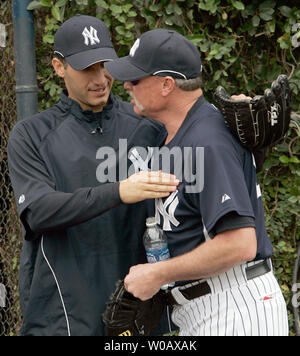 New York Yankees Andy Pettitte poses for a portrait at Steinbrenner ...
