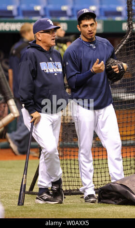 Tampa Bay Rays pitcher Joe Rock poses for a portrait during photo day ...