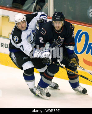 Vancouver Canucks Mattias Ohlund of Sweden stands during pregame ...
