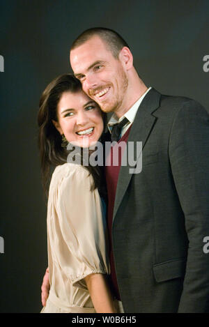 Actress Gabrielle Miller and boyfriend Andrew Schepers arrive at the ...