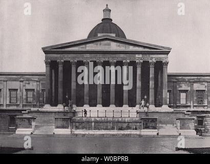 University College. London. Education 1896 old antique vintage print ...