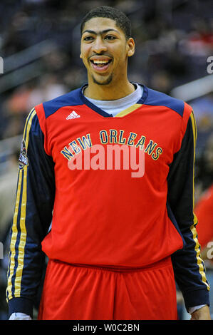 New Orleans Pelicans power forward Zion Williamson (1) takes part in ...
