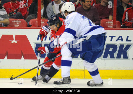 Tampa Bay Lightning defenseman Mikhail Sergachev is seen during an NHL ...