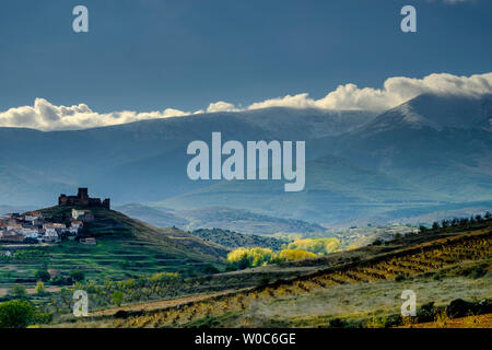 Trasmoz vllage. Hill town. Tarazona and Moncayo region, Ebro Valley ...