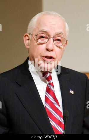 Attorney General Michael Mukasey speaks at the dedication of the new ...