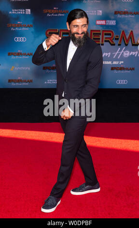 Numan Acar attends the Premiere of Sony Pictures' "Spider-Man Far From ...