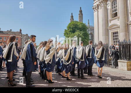 Academic procession on graduation day, University of Warwick, UK Stock ...