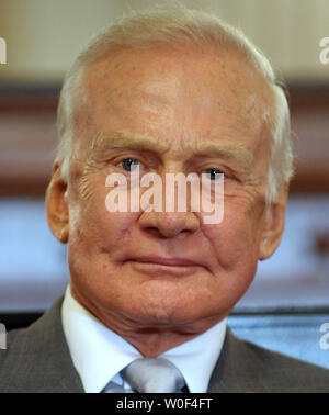 NASA former astronaut Edwin Eugene "Buzz" Aldrin, the second person ...