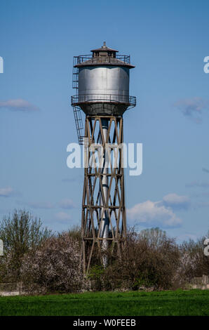 Water supply tower for a small rural farm cummunity in central Colorado ...