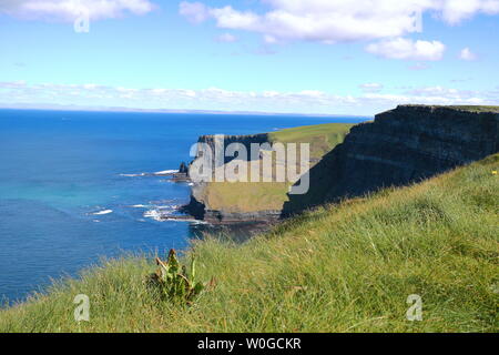Beautiful Irish cliffs overlooking the sea Stock Photo - Alamy
