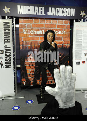 Michael Jackson wax figure in Madame Tussauds museum in Vienna Stock ...