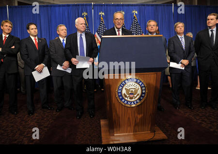 Sen. Lindsey Graham, R-S.C., right, hugs his sister Darline Graham ...