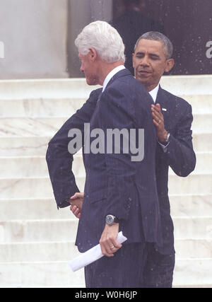 Former President Bill Clinton on stage discussing his book "The First ...