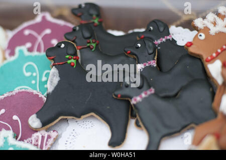 Cookies in the shape of Bo and Sunny, President Obama's dogs are seen ...