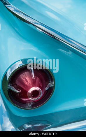 Light Blue Vintage Car Stock Photo - Alamy