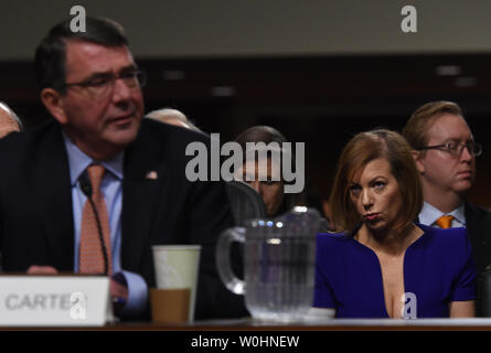 Stephanie Carter, wife of Secretary of Defense Ash Carter, speaks Stock ...
