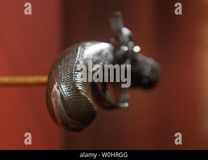 John Wilkes Booth Deringer pistol is displayed in the exhibit "Silent ...