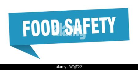 food safety speech bubble. food safety sign. food safety banner Stock ...