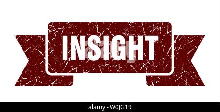 insight grunge ribbon. insight sign. insight banner Stock Vector Image ...