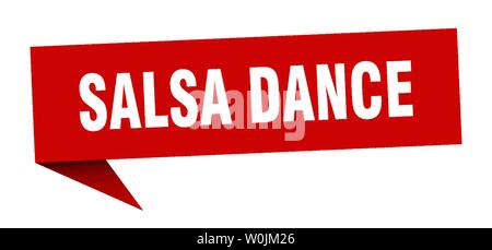 salsa dance speech bubble. salsa dance sign. salsa dance banner Stock ...