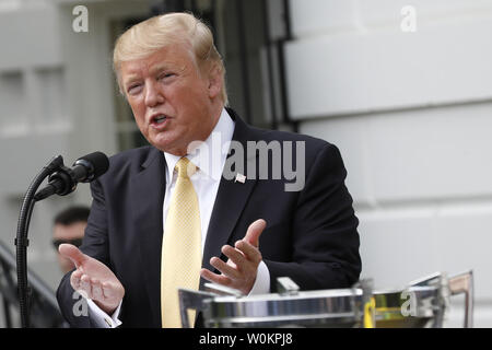 President Donald Trump greets NASCAR Hall of Fame drive Richard Petty ...