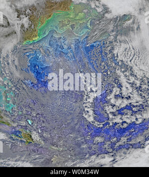 GULF STREAM, SATELLITE IMAGE Stock Photo - Alamy