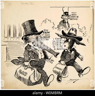 Political cartoonist Clifford K. Berryman's illustration "The Post ...