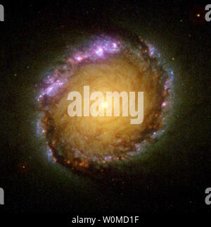 NASA Hubble photo of spiral galaxy Stock Photo - Alamy