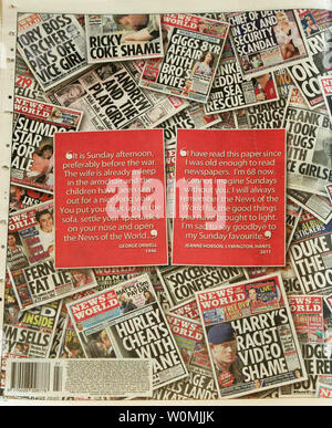 Rupert Murdoch Media Baron in conversation with fellow newspaper owners ...