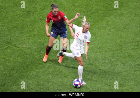 Norway's Vilde Boe Risa, left, and Finland's Eveliina Summanen, right ...