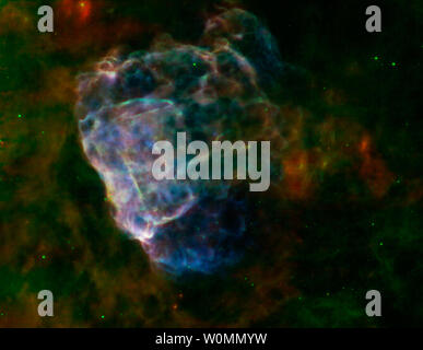 NASA's Spitzer Space Telescope has captured a glowing stellar nursery ...