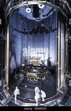 Engineers at NASA's Johnson Space Center in Houston evaluate how crews ...